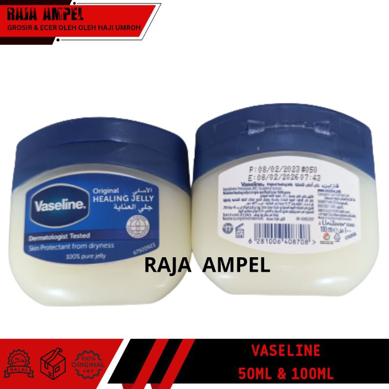 Jual Vaseline Arab Original 50 ml Petroleum Jelly Pelembab Multifungsi ...