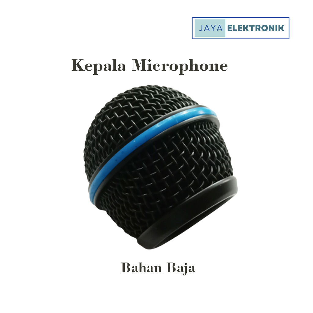 Jual Grill Kepala Microphone 58A Baja Hitam UNIVERSAL / Kepala Mic ...