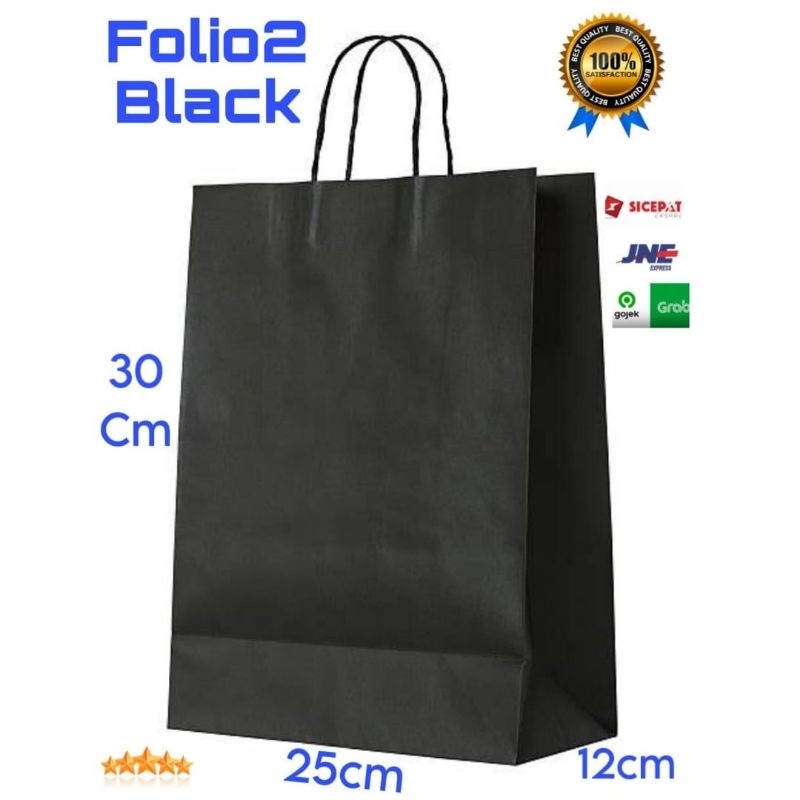 Jual Minimal Order 12 pcs dan Kelipatan 12pcs! Paperbag Polos Folio 2 ...