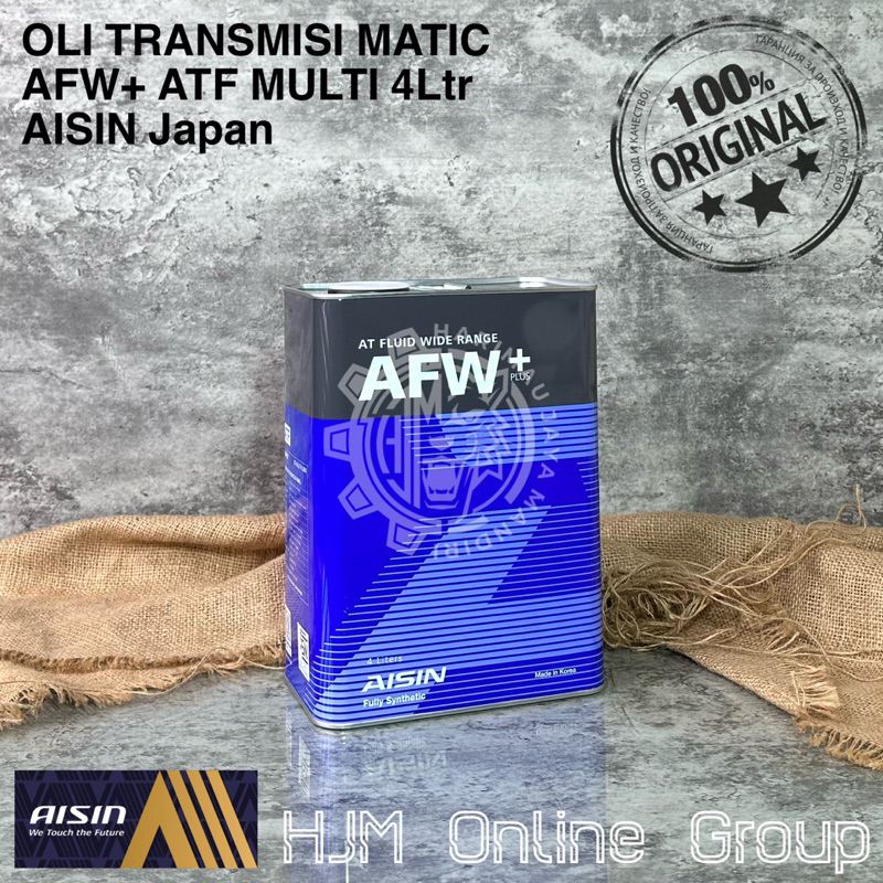 Jual OLI TRANSMISI AUTOMATIC AISIN OIL ATF AFW+ ATF Multi 4 Liter ...