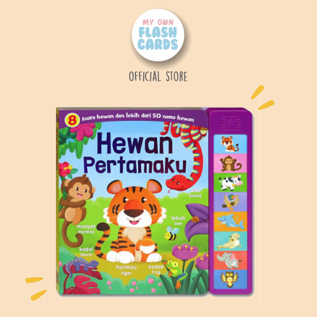 Jual Buku Edukasi Suara Hewan Pertamaku - Sound Board Book Anak ...