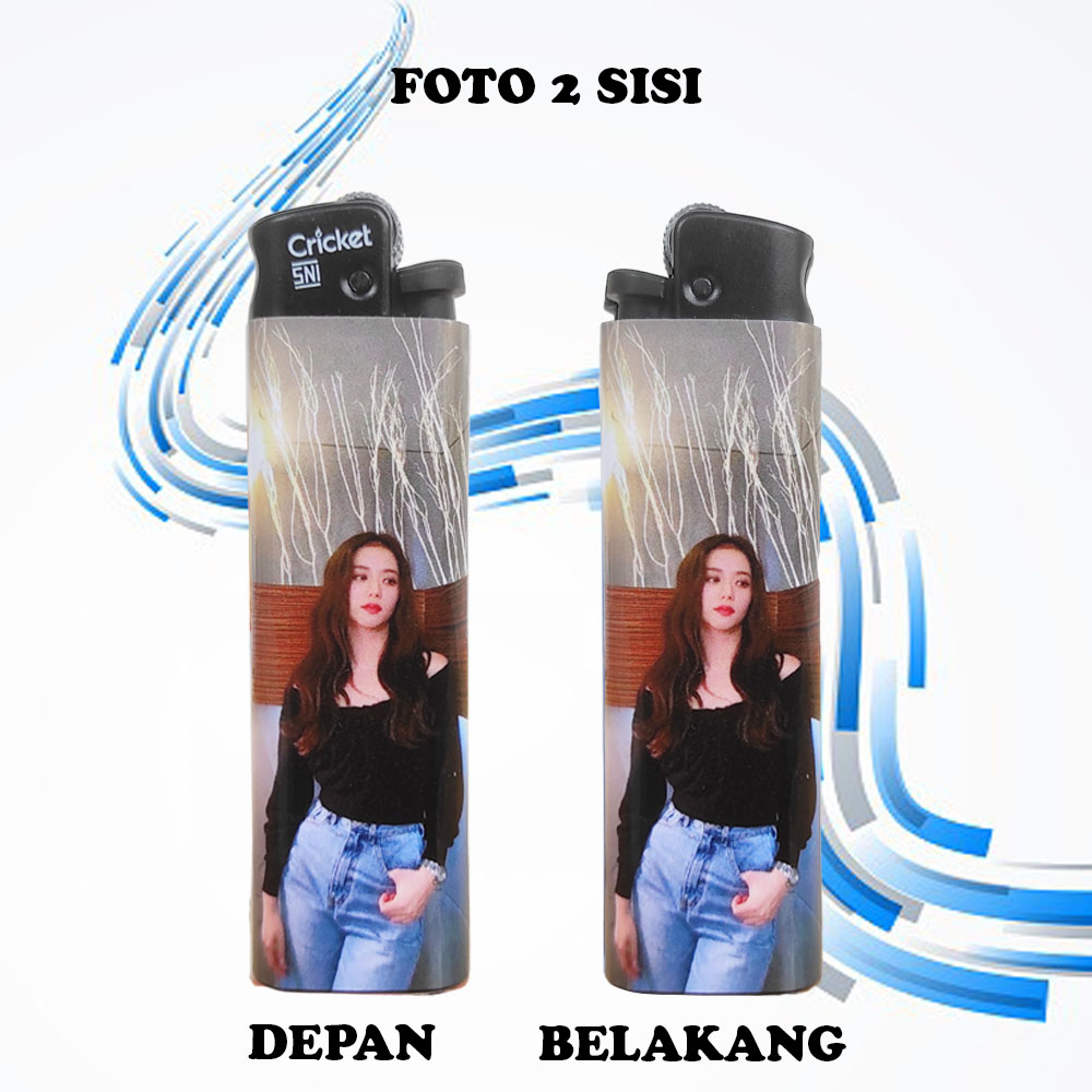 Jual Korek Api Custom Cricket Kriket Unik Setiker Sticker Foto Logo ...