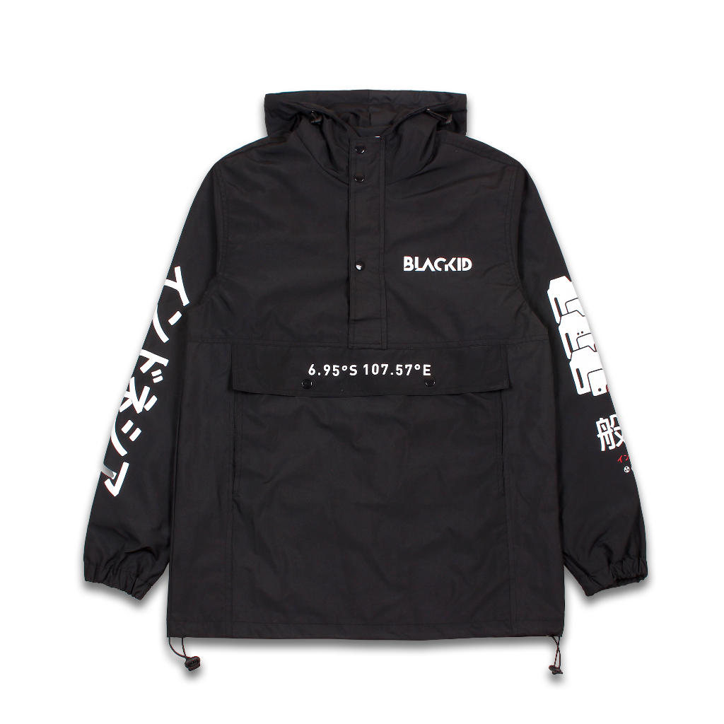 Jual Black ID - Cagoule Jacket Lengan Panjang Pria Hitam | CGL Mecha ...