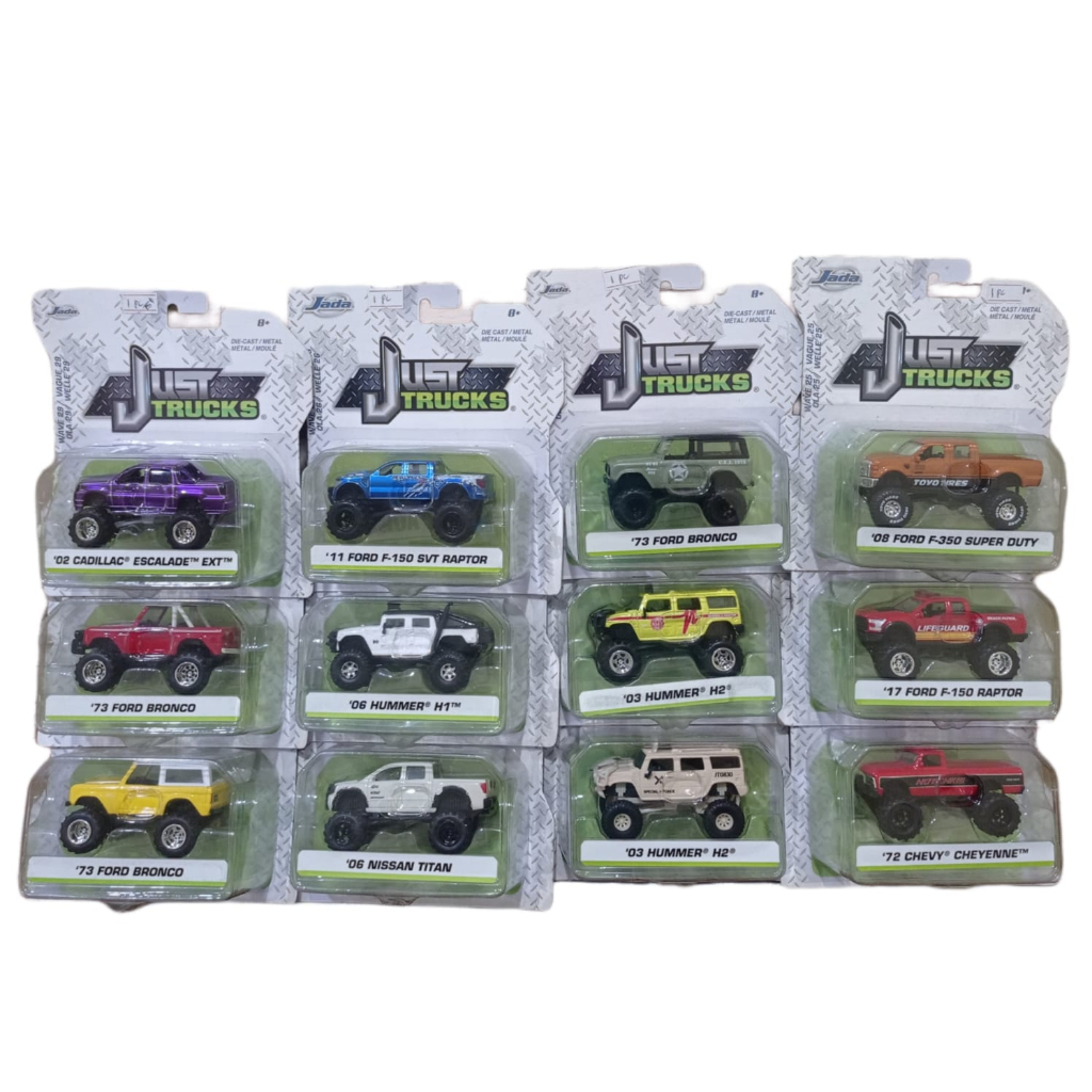 Jual Diecast Jada Just Trucks Chevy Ford Hummer Nissan Cadillac 1:64 ...