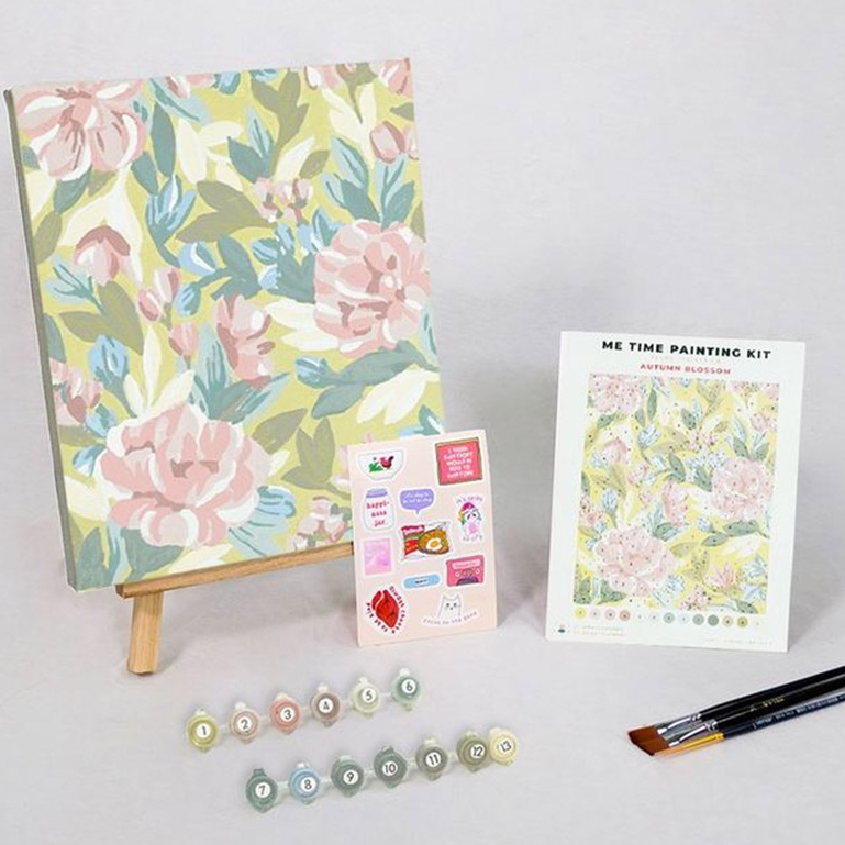 Jual 25x30 CM ARTIST GRADE PAINT BY NUMBER - AUTUMN BLOSSOM- HIGH ...