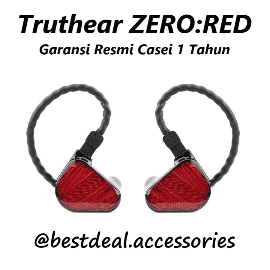 Jual TruthEar x Crinacle ZERO RED / ZERO Dual Dynamic Driver Earphone ...