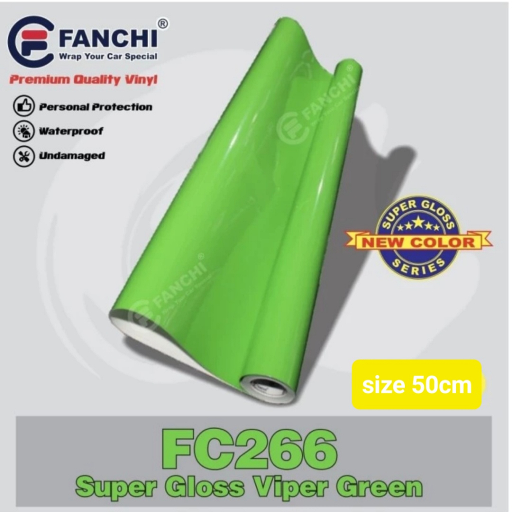 Jual 50cm Sticker Fanchi Super Gloss Glossy II New Color SERIES per ...