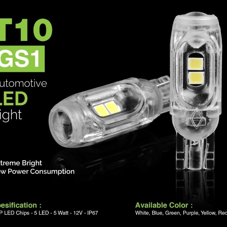 Jual 9NINE LED LAMPU SENJA KOTA SEN T10 SUPER BRIGHT TERANG UPGRADE CHIP GS1 | Shopee Indonesia