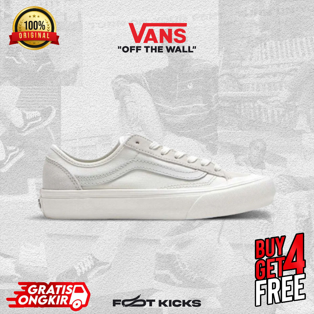 Jual Vans Style 36 SF Decon Marshmallow White Original Sepatu Vans Ori ...