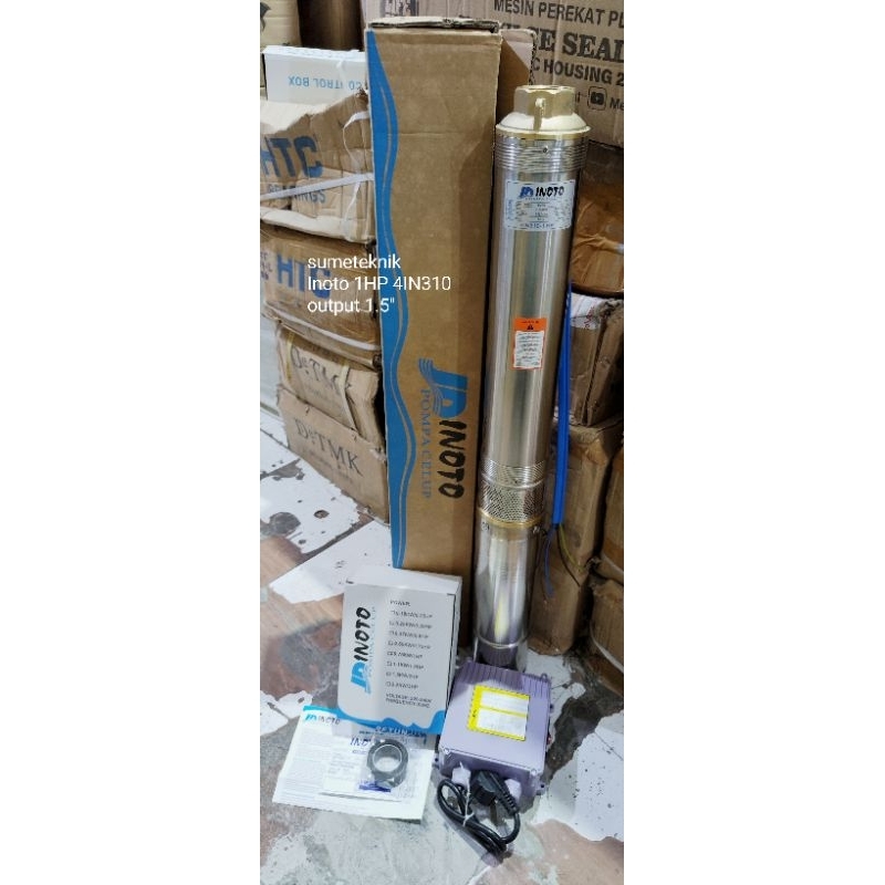 Jual Submersible Pump Inoto + Control Box Pompa Celup Inoto Pompa Sumur ...