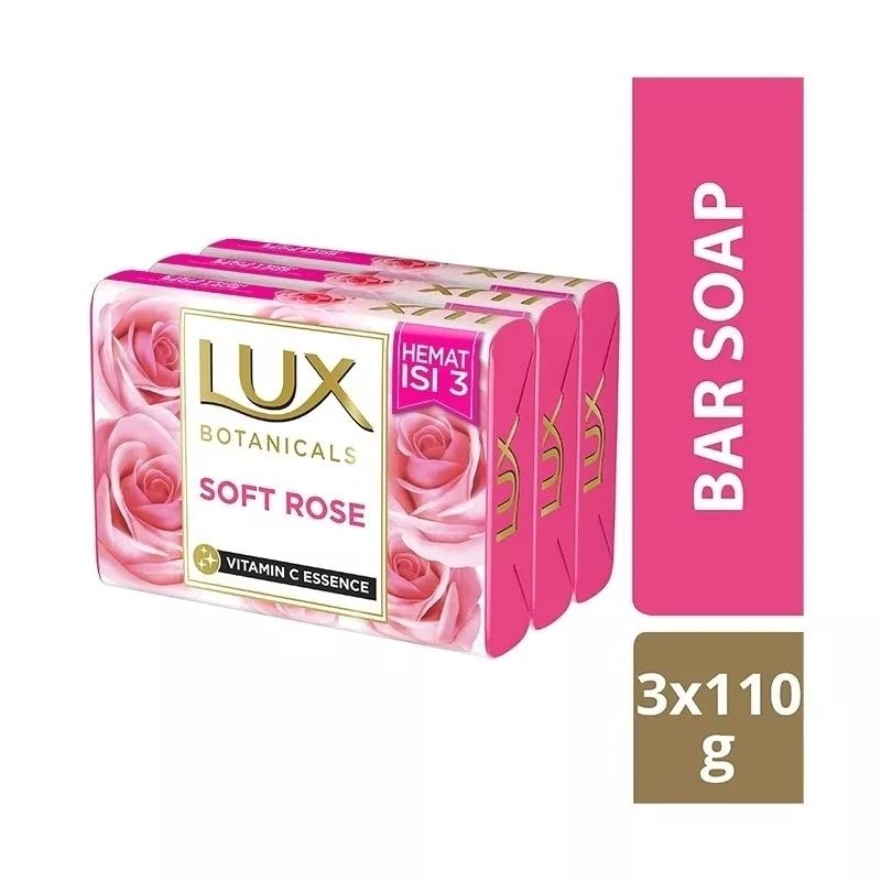 Jual Lux sabun mandi batang 100gr isi 3 Ukuran BESAR | Shopee Indonesia