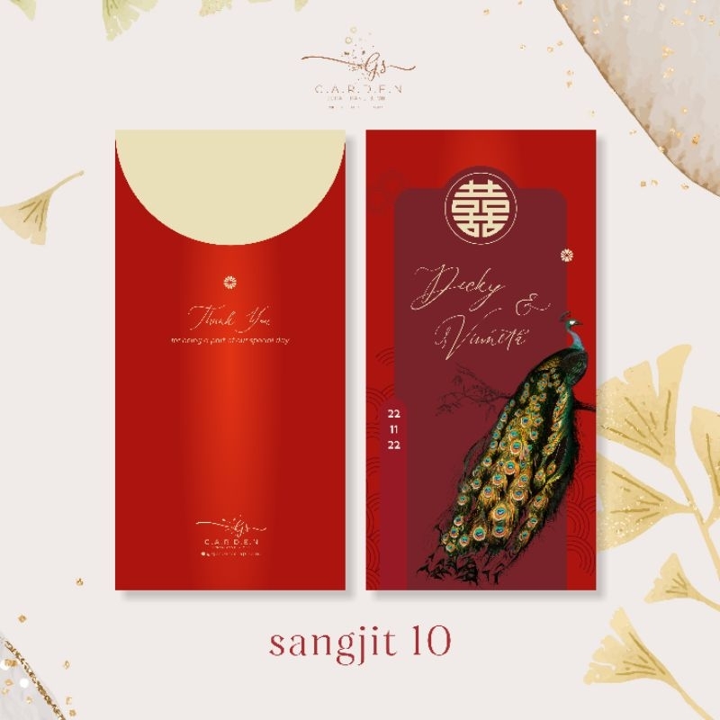 Jual [SANGJIT SERIES] CUSTOM NAMA / Amplop Sangjit / Amplop Thank You ...