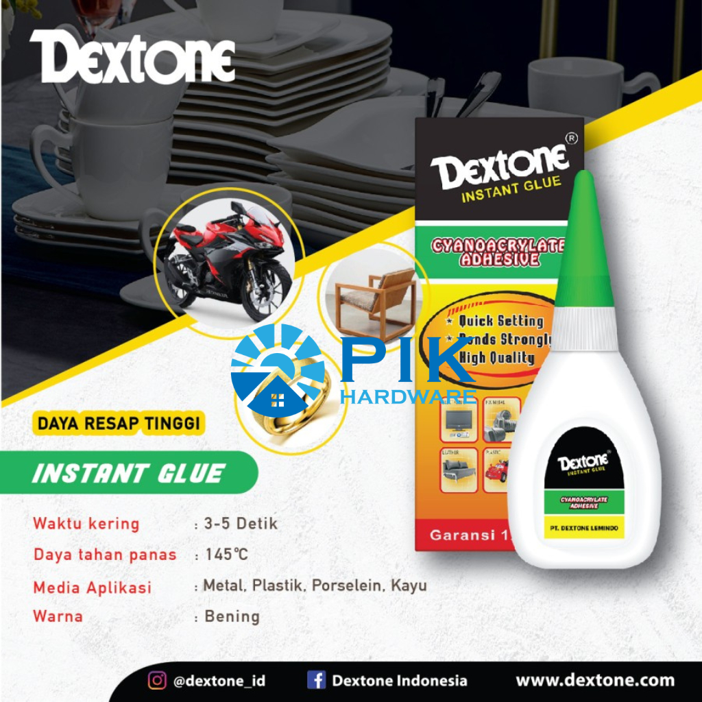 Jual LEM KOREA - LEM TETES DEXTONE 15gr SERBAGUNA | LEM SETAN INSTANT ...