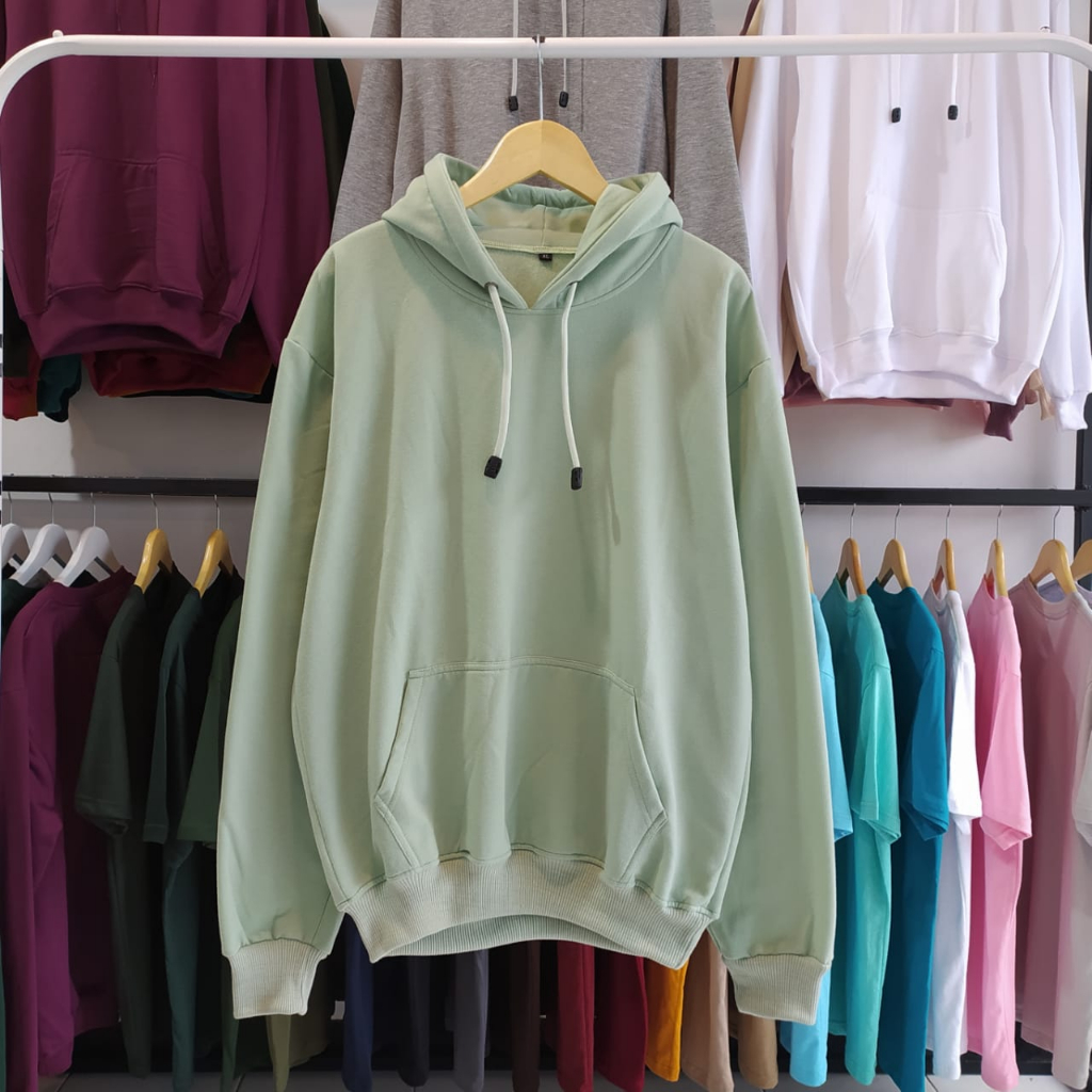 Jual HOODIE POLOS PRIA DISTRO HODIE HITAM Hodie polos Premium MAROON ...