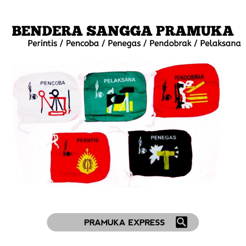 Jual Bendera Sangga Bijian Perintis / Pencoba / Penegas / Pendobrak ...