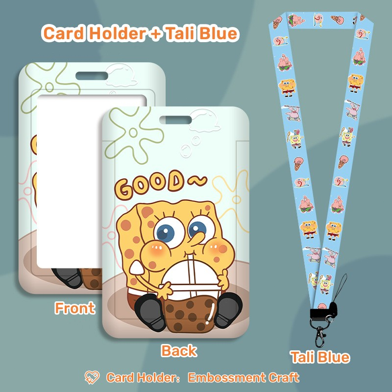 Jual SpongeBob Patrick Star ID card holder tali lanyard transportasi ...