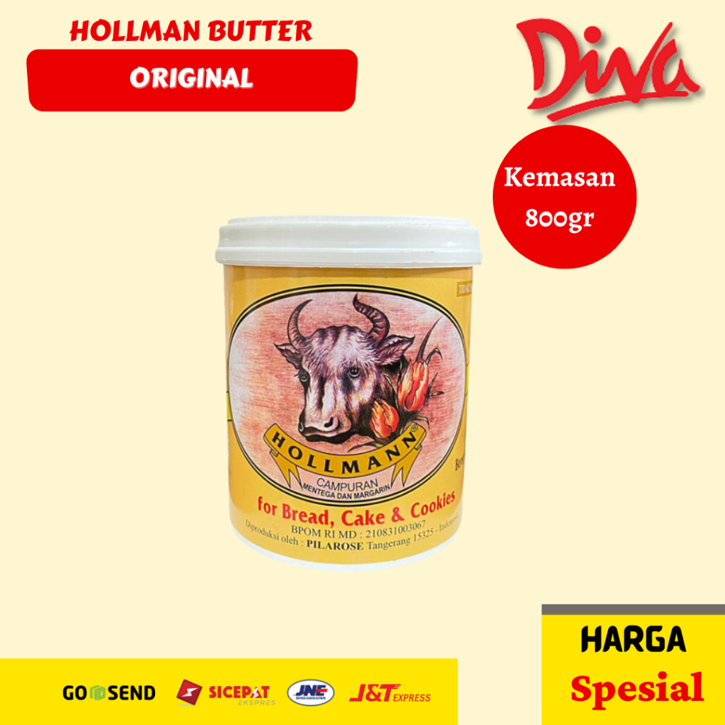 Jual [800gr] Hollman Butter KEMASAN ASLI Halal | Holman Butter | Shopee ...