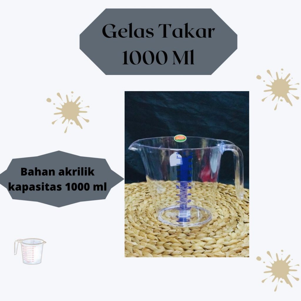 Jual GELAS TAKAR 1000 ML | Shopee Indonesia