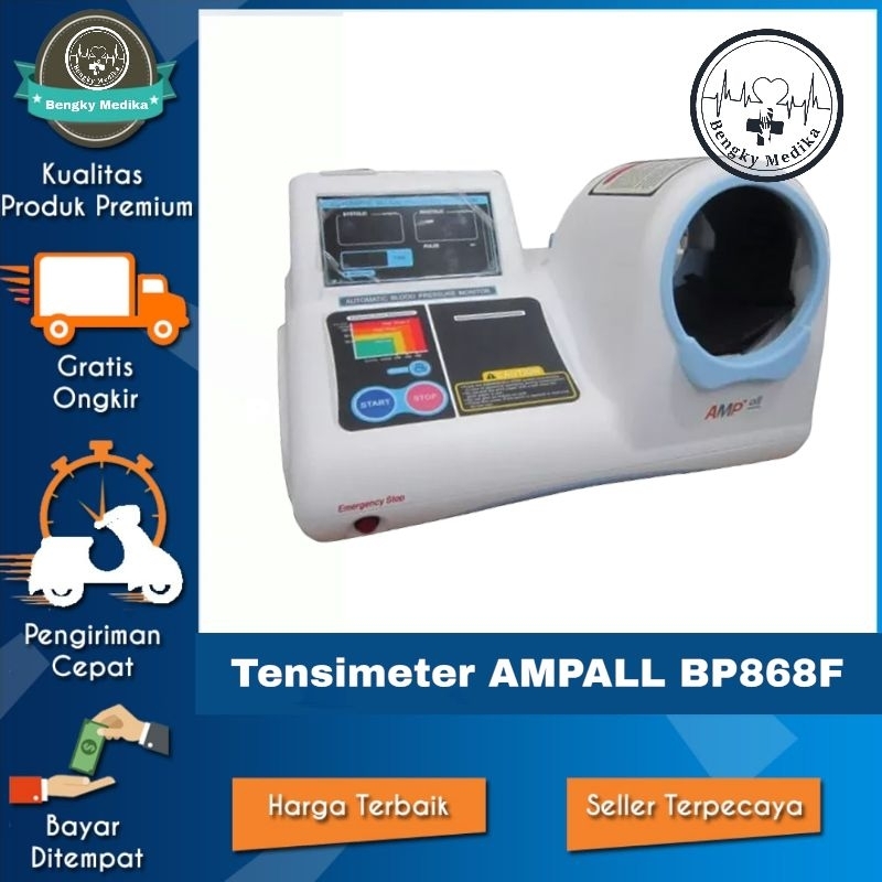 Jual Tensimeter AMPall BP868F Tensimeter Digital | Shopee Indonesia