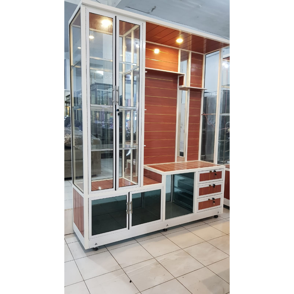 Jual Bufet alumunium, lemari alumunium mewah | Shopee Indonesia