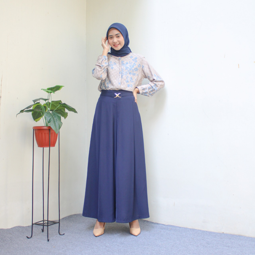 Jual Dostifashion Syifa Kulot | Celana Kulot Rok Lebar Wanita | Kulot ...