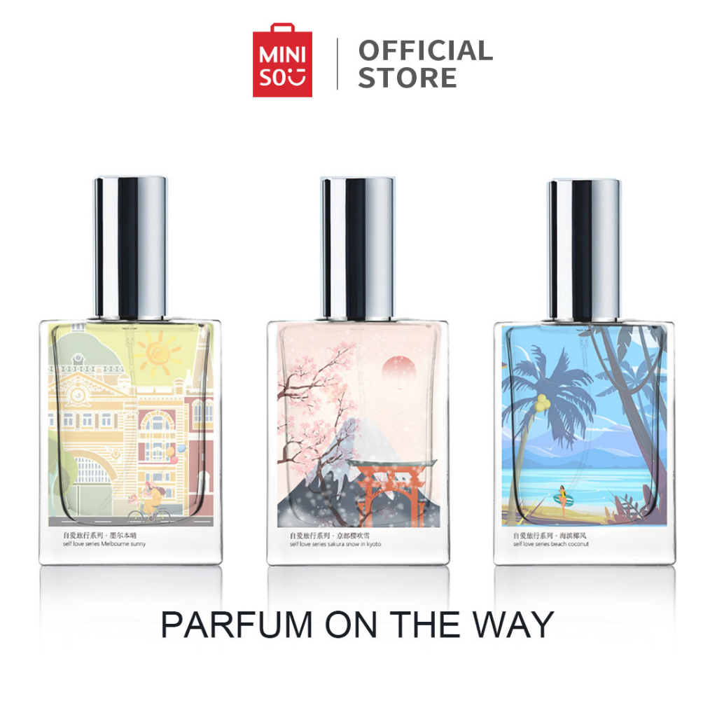Jual MINISO Parfum Wanita On The Way Perfume 15ml Parfum Mini EDT ...