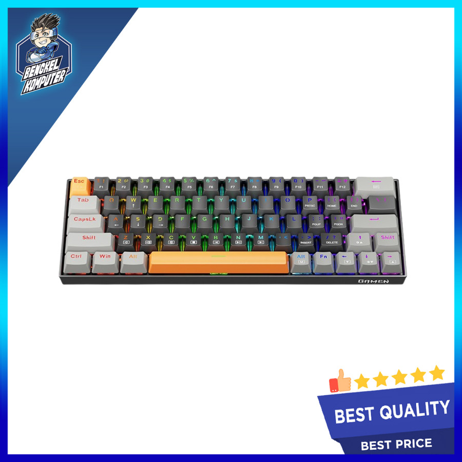 Jual KEYBOARD GAMING GAMEN TITAN III GREY BLACK | Shopee Indonesia