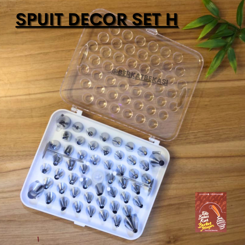 Jual SPUIT DECO SET H /SPUIT CAKE DECORATOR/ SPUIT STAINLES SET/ SET ...