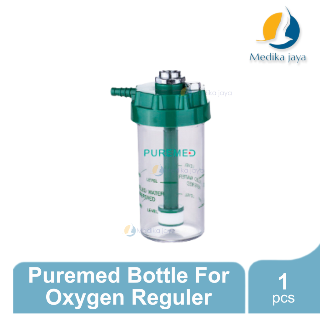 Jual Puremed Bottle For Oxygen Regulator / Botol Humidifier Regulator ...