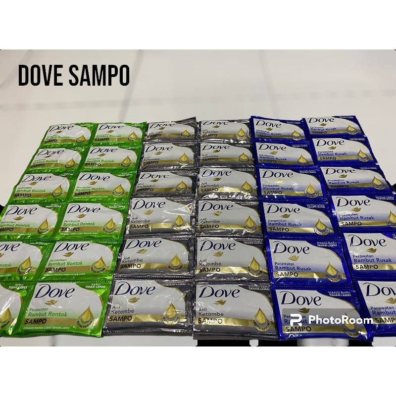 Jual Dove shampo sampo renceng sachet 12×8ml | Shopee Indonesia