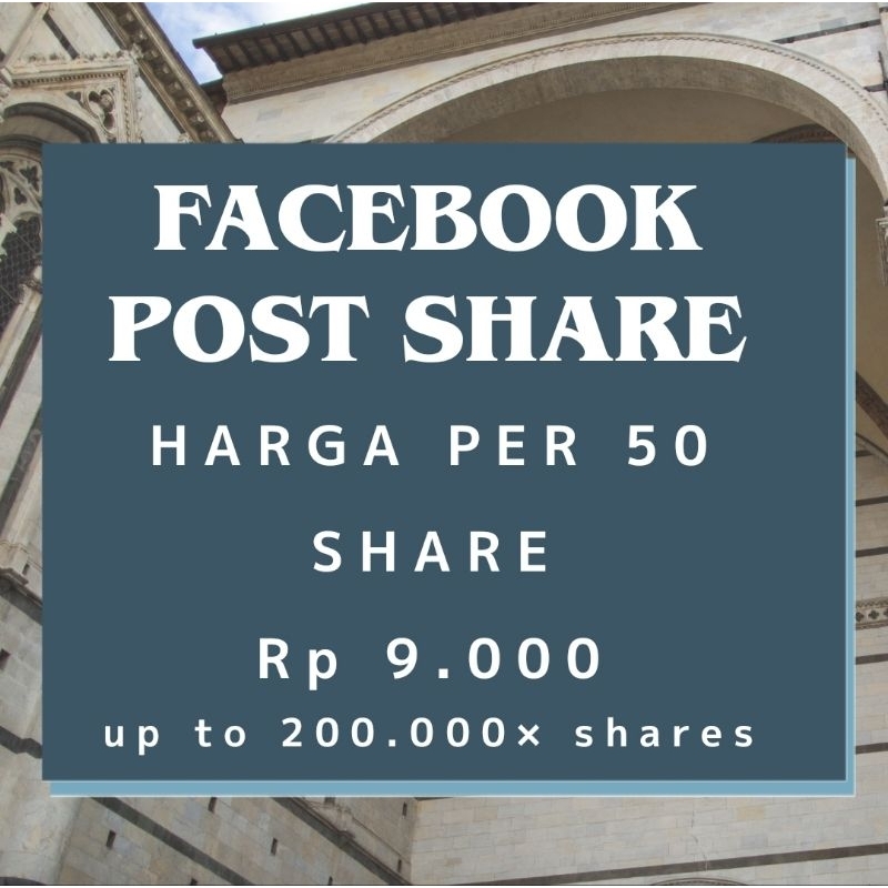 Jual FACEBOOK POST SHARE/SHARE POSTINGAN FB/SHARE FB HARGA MURAH PROSES ...