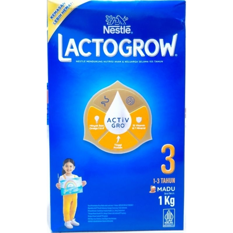 Jual Lactogrow 3 Vanila / Madu 1000gr / Toko Makmur Online | Shopee ...