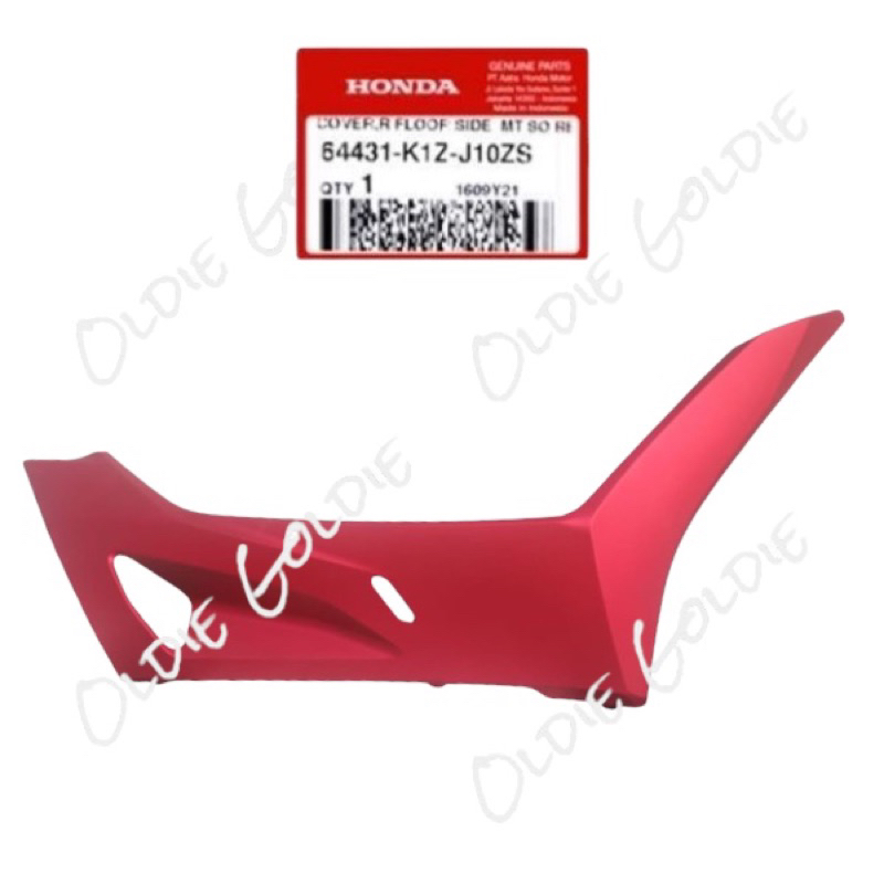 Jual 64431-K1Z-J10ZS Cover R Floor Side Merah Doff Kanan Honda PCX 160 ...