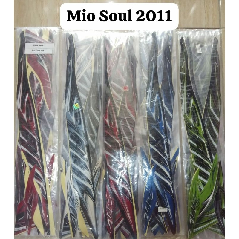 Jual COD / Striping Mio soul 2008 ori / stiker Yamaha Mio soul standar ...