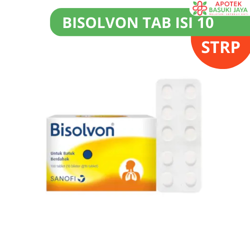 Jual BISOLVON obat batuk pengencer berdahak bromhexin 10 tablet ...