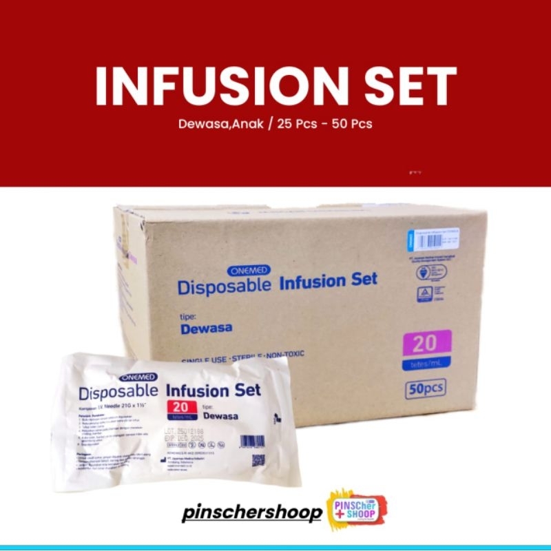 Jual Infusion Set Onemed Selang Infuset / Box | Shopee Indonesia