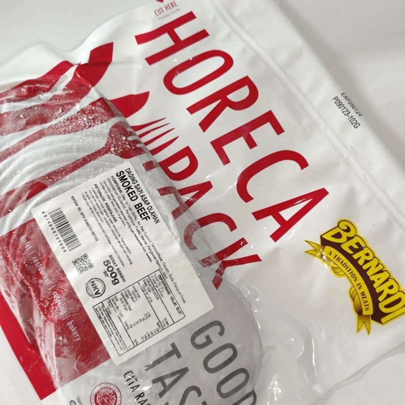 Jual HORECA SMOKED BEEF / CHICKEN SO 500GR / BERNARDI HORECA PACK ...