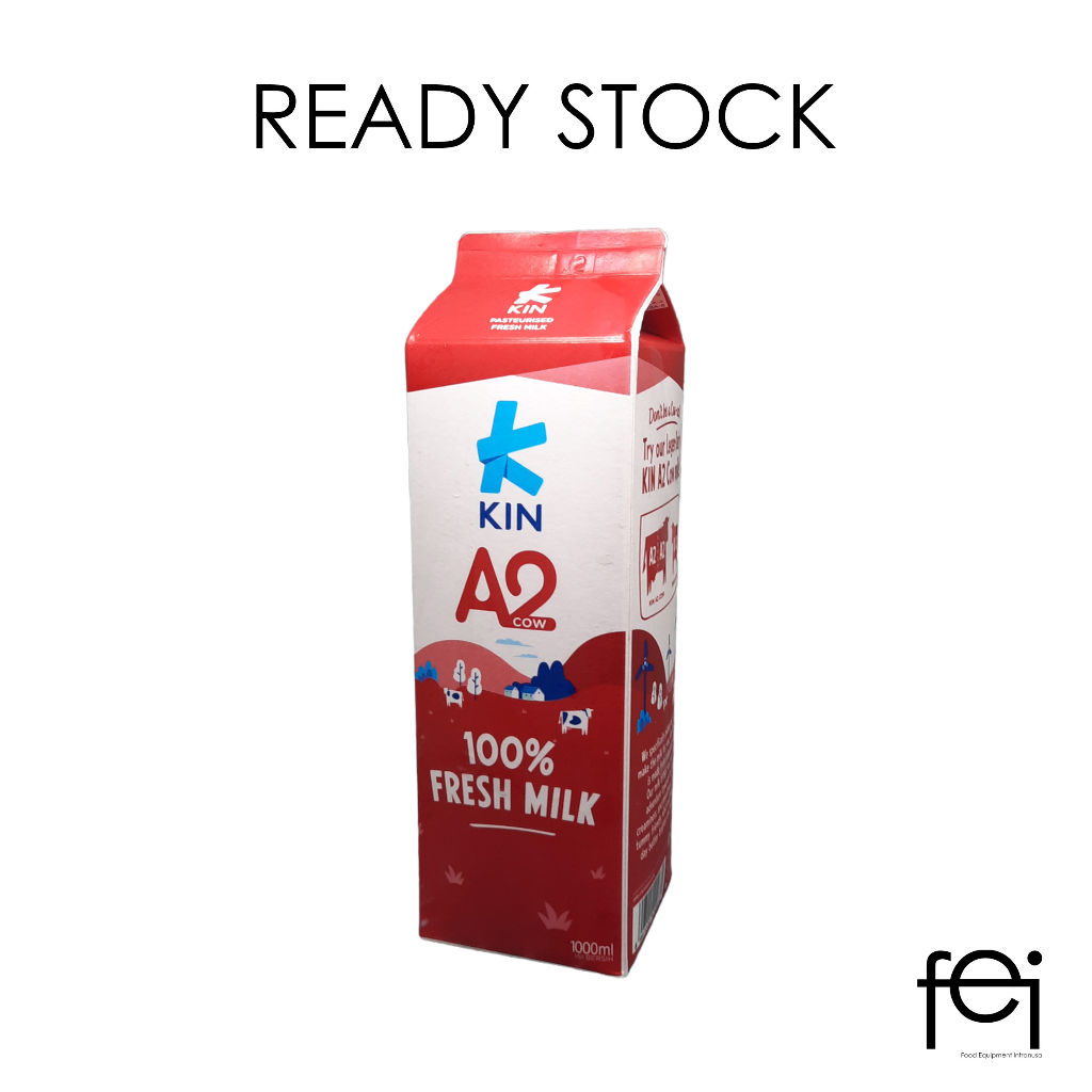 Jual Kin fresh milk pasteurised full cream 1000 ml | susu kin | Shopee Indonesia