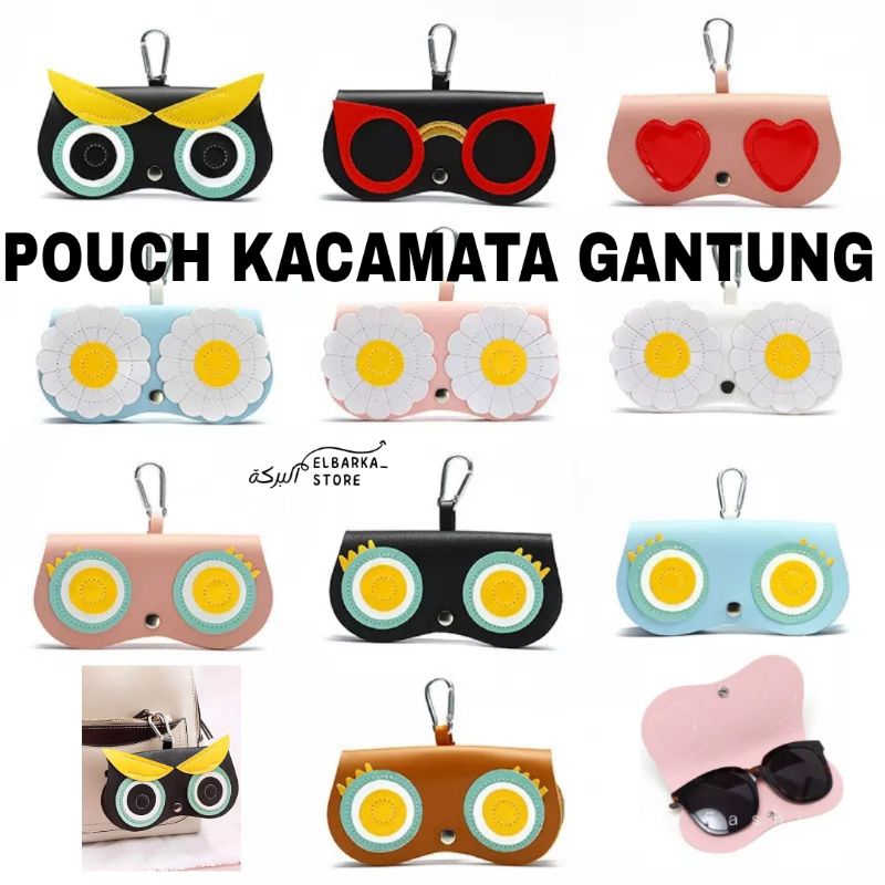 Jual EBS-100A POUCH KACAMATA GANTUNG DI TAS / TEMPAT KACAMATA / BOX ...