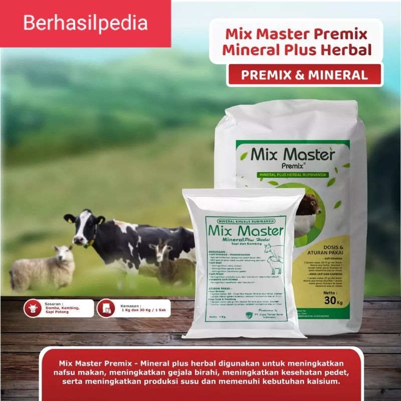 Jual PREMIX MINERAL HERBAL PENGGEMUK TERNAK DAN KESUBURAN TERNAK. | Shopee Indonesia
