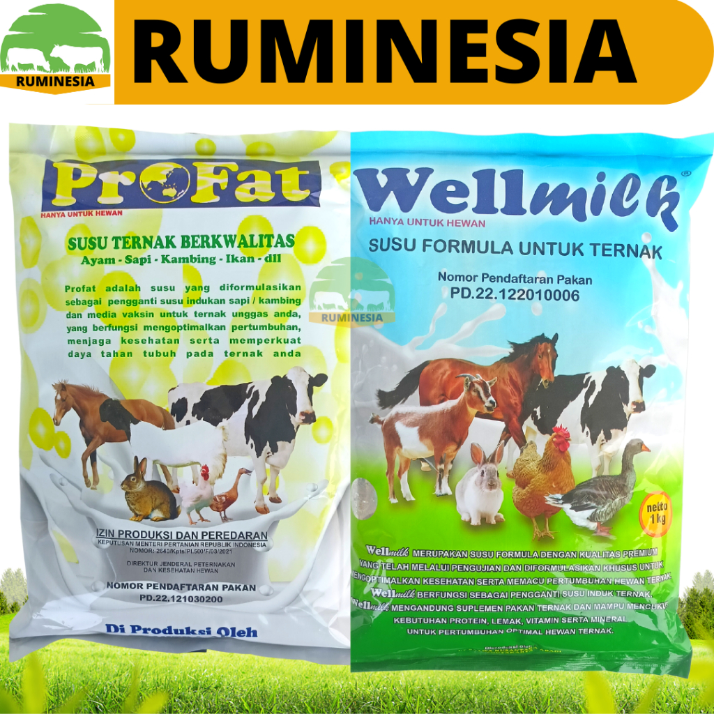 Jual PROFAT SUSU TERNAK KAMBING 1KG - WELLMILK SUSU HEWAN 1 KG | Shopee ...