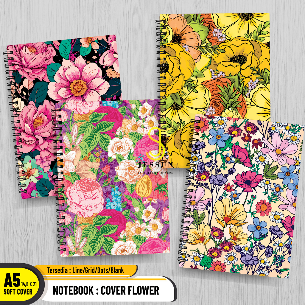 Jual NOTEBOOK 𝗔𝟱 𝗙𝗟𝗢𝗪𝗘𝗥 BUNGA Soft Cover | Shopee Indonesia