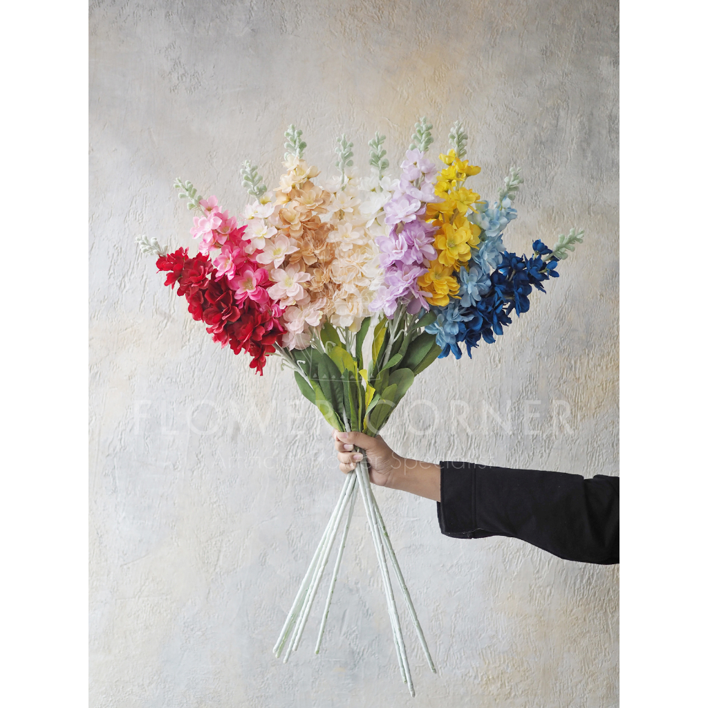 Jual Bunga Artificial Spring Matthiola Lavender Tangkai Panjang (B23135 ...