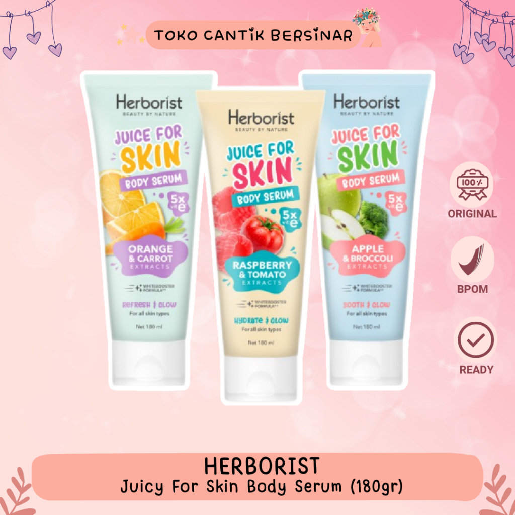 Jual Herborist Juice For Skin Body Serum - 180ml Memberikan Efek ...