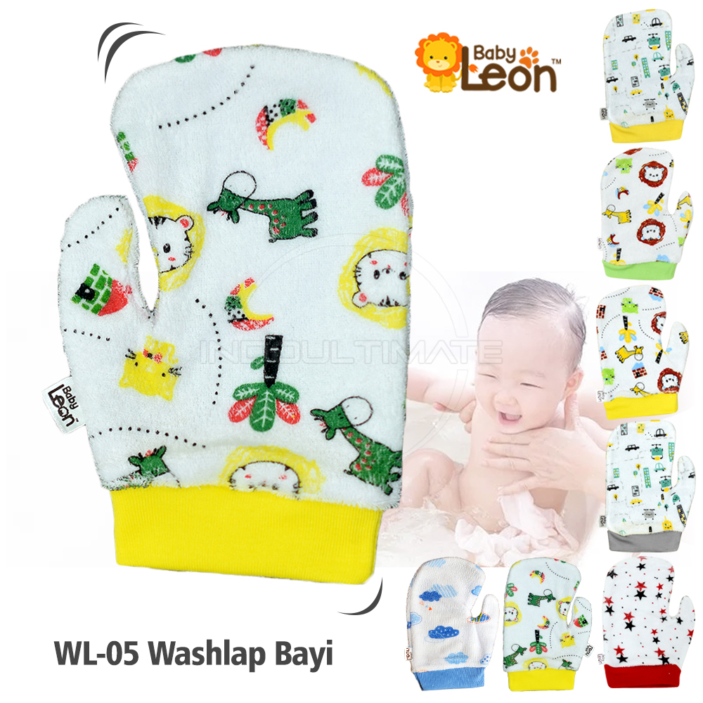 Jual BABY LEON Waslap Bayi Lembut Waslap Tangan Mandi Anak Bayi COTTON ...