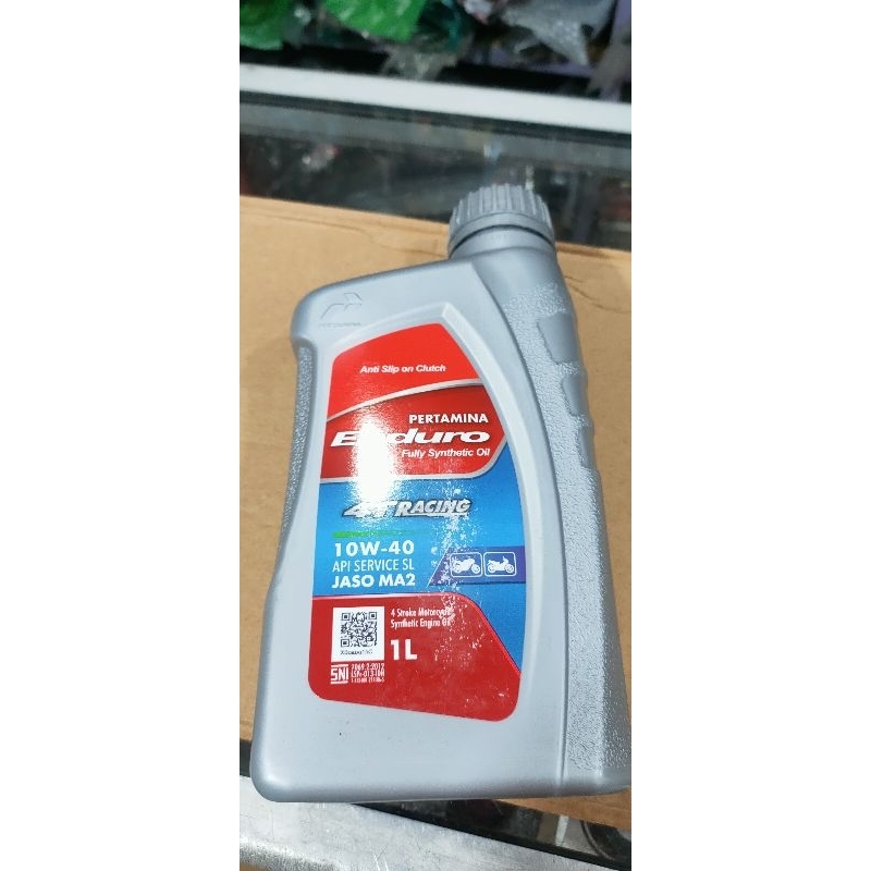 Jual oli enduro racing 1 liter original pertamina sae 10w 40 | Shopee ...