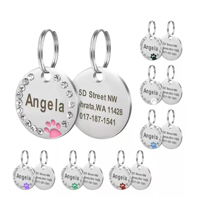 Jual Pet oPedia Metal Name Tag Liontin Kalung Anjing / Kucing POLOS ...