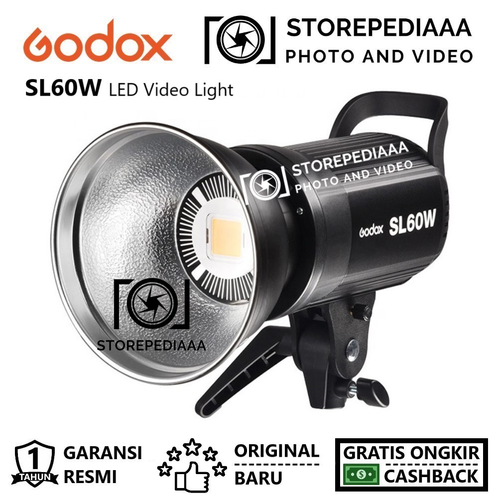 Jual Godox SL60W LED Video Light White SL60 SL 60W | Shopee Indonesia
