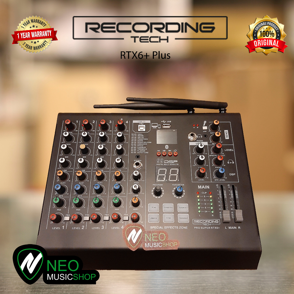 Jual Recording Tech PRO SUPER RTX6 Plus Mic WIreless | Shopee Indonesia