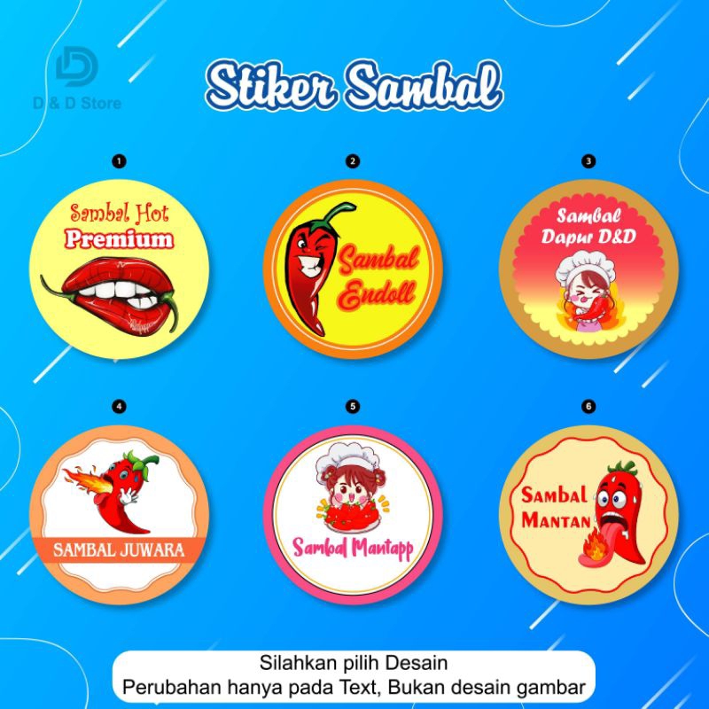 Jual Stiker Sambal / Stiker Kemasan / Stiker Label | Shopee Indonesia Jual Stiker Sambal / Stiker Kemasan / Stiker Label | Shopee Indonesia
